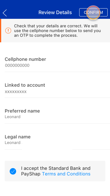 How to receive PayShap payments | Standard Bank