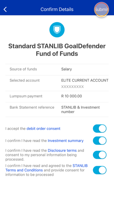 How to use Save & Invest add-on | Standard Bank