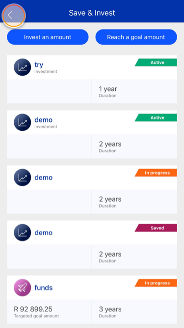 Save & Invest add-on | Standard Bank