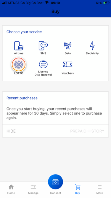 How to play the Lotto on your app | Standard Bank