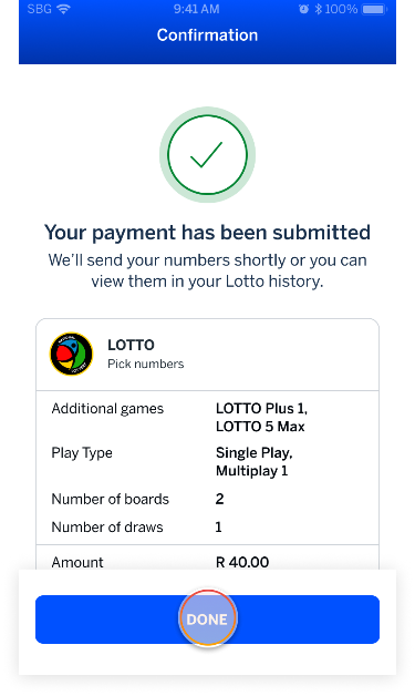 How to play the Lotto on your app | Standard Bank