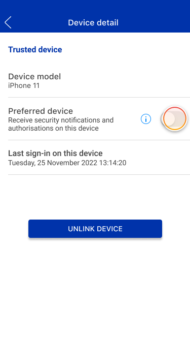 How to set up your preferred device | Standard Bank