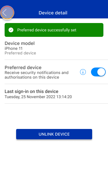 How to set up your preferred device | Standard Bank