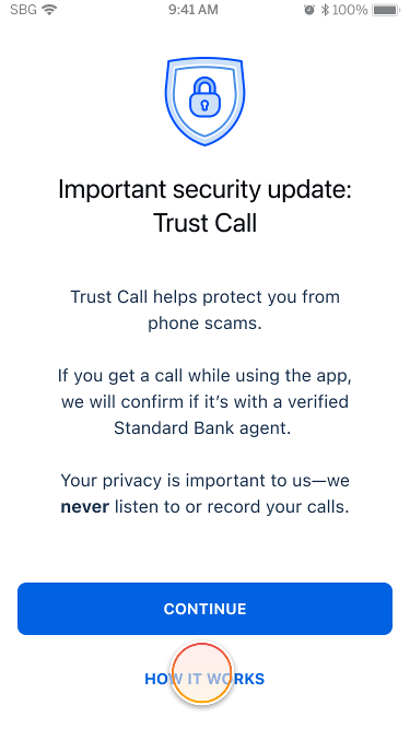 Trust Call | Standard Bank