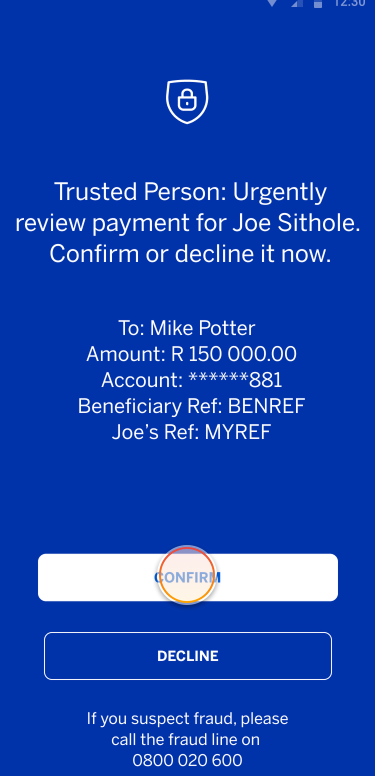 How Trusted Person works | Standard Bank