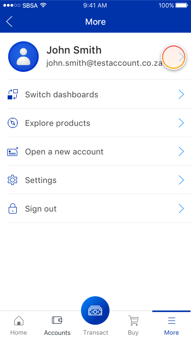 How to change your app sign-in details | Standard Bank