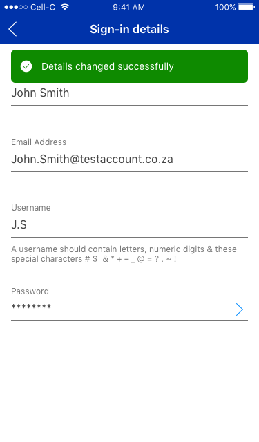 How to change your Banking App sign-in details | Standard Bank
