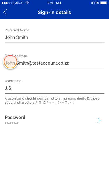 How to change your Banking App sign-in details | Standard Bank