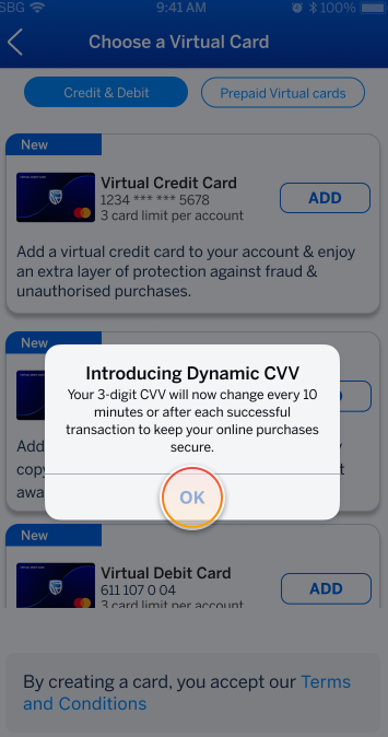 How to create Virtual Cards | Standard Bank