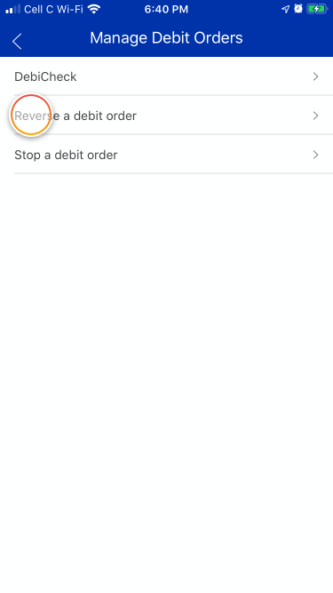 How to reverse a debit order | Standard Bank