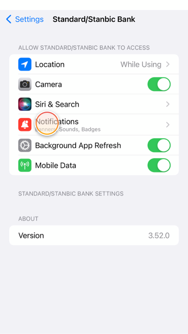 How to receive MyUpdates in the | Standard Bank