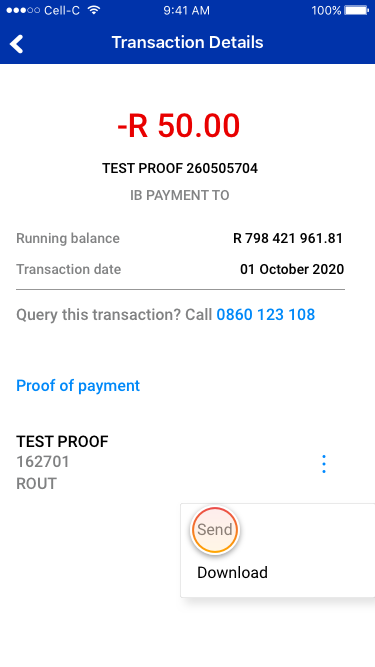 How to send proof of payment | Standard Bank
