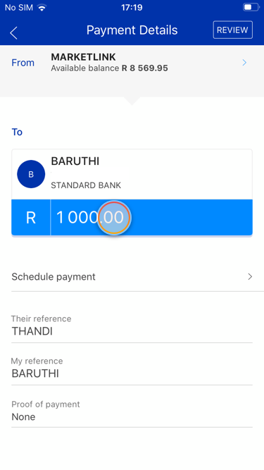 How to create proof of payment | Standard Bank