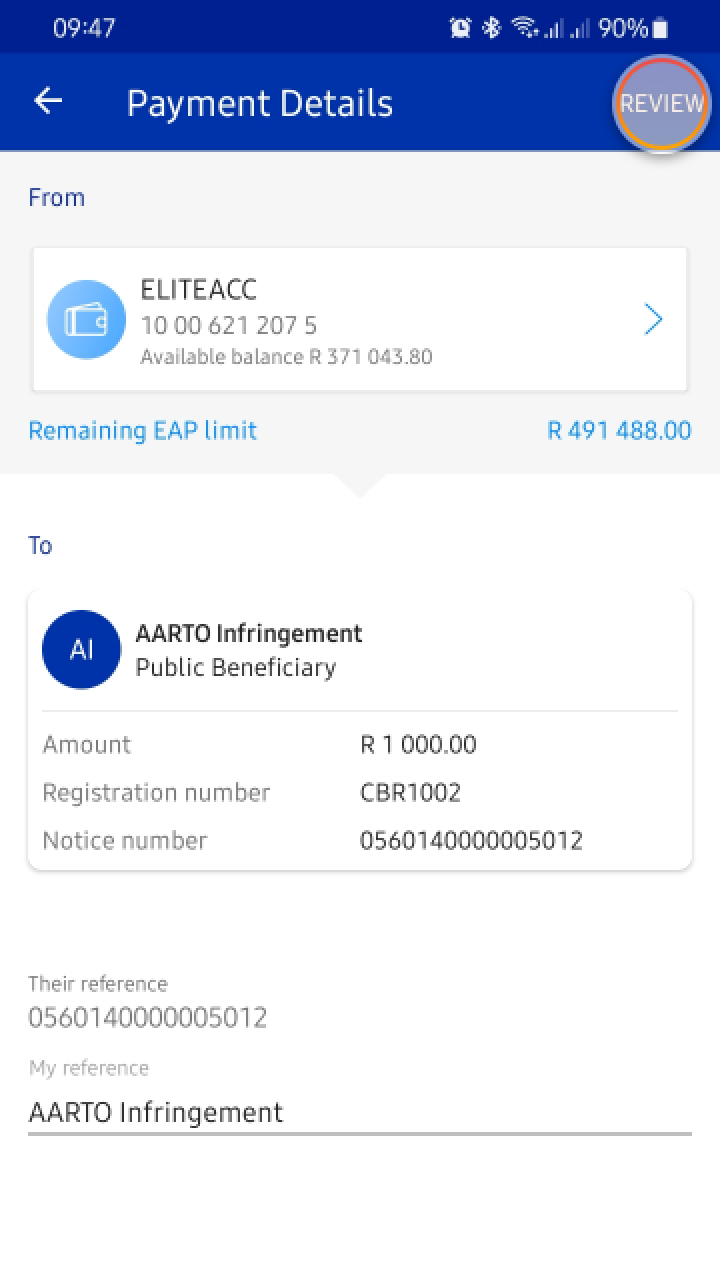 How to pay your traffic fines on the app | Standard Bank