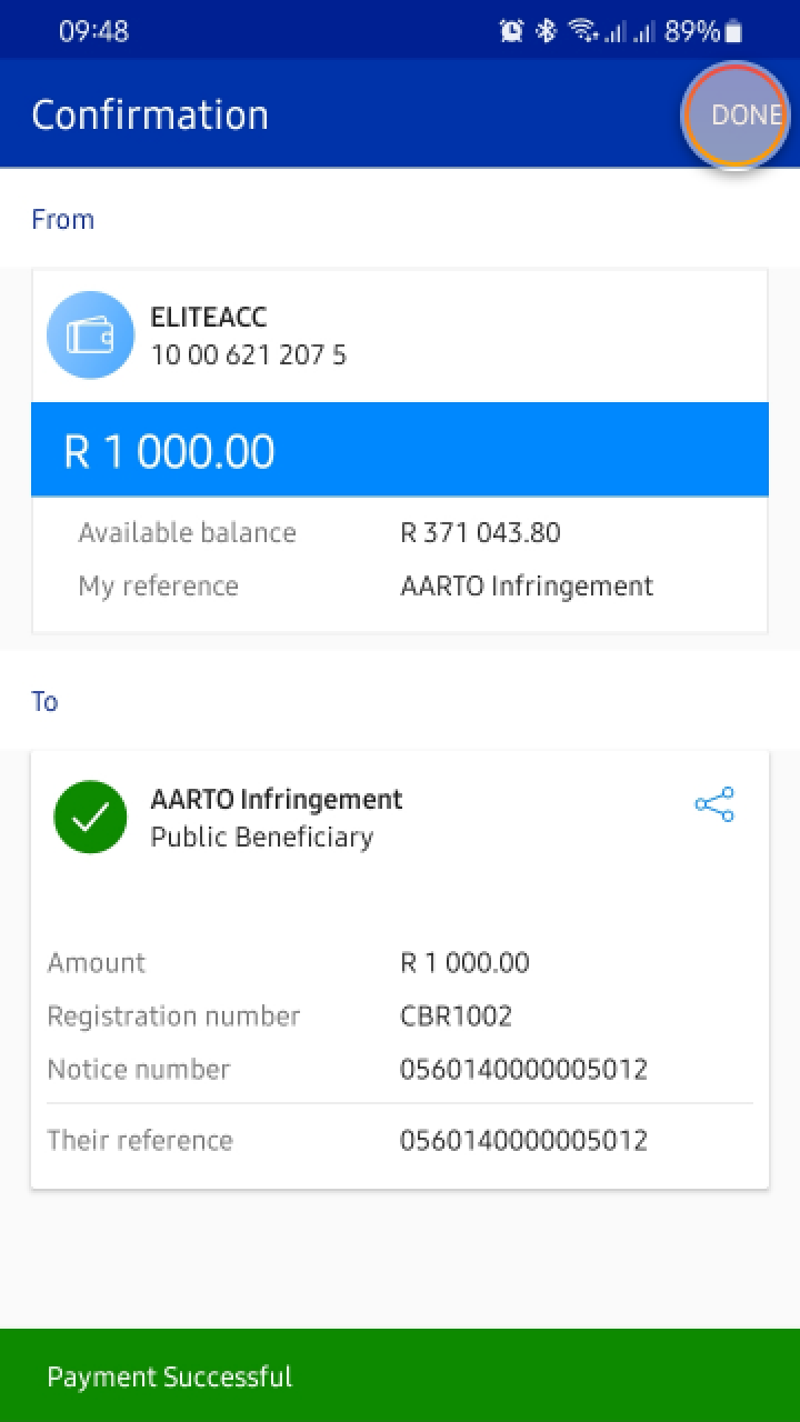 How to pay your traffic fines on the app | Standard Bank