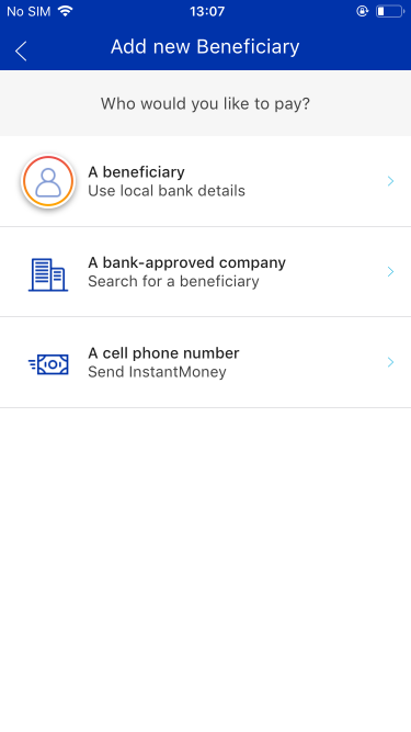 How to pay beneficiaries on the app | Standard Bank