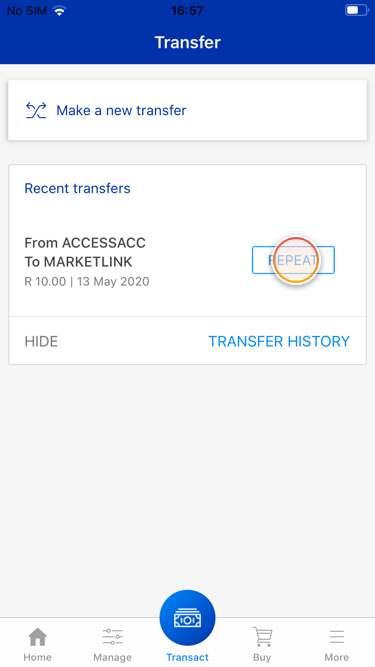 How to make inter-account transfers | Standard Bank