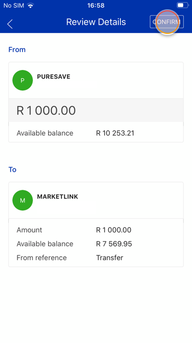 How to make inter-account transfers | Standard Bank