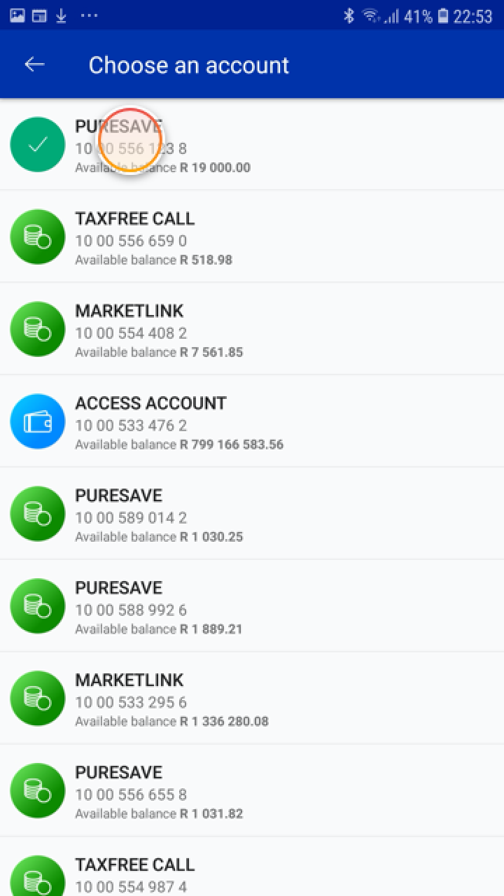 How to make inter-account transfers | Standard Bank