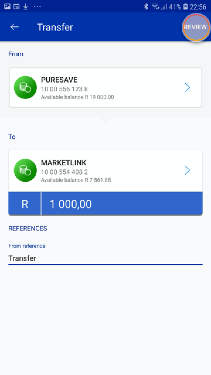 How to make inter-account transfers | Standard Bank