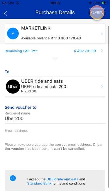 How to buy vouchers on your app | Standard Bank