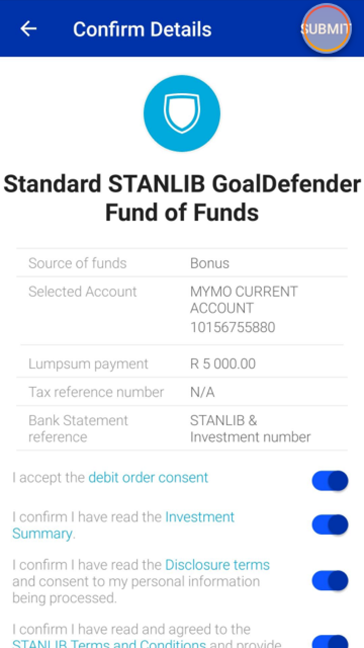 How to use Save & Invest add-on | Standard Bank